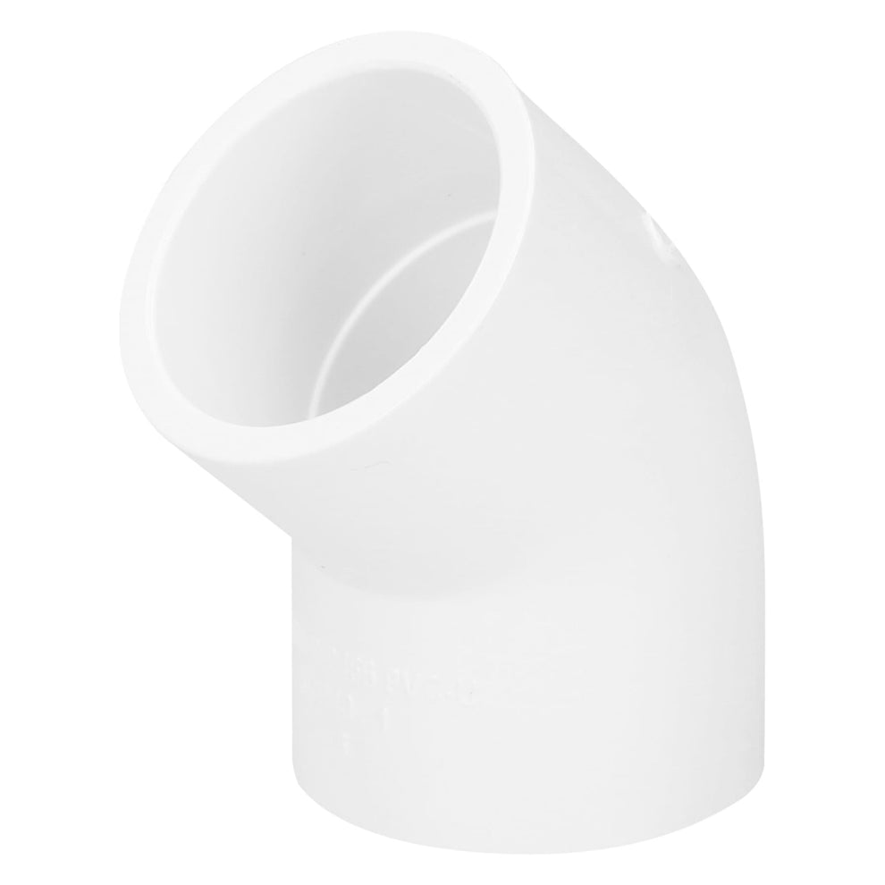 Codo 45° 1" PVC cédula 40 SKU:'45416 – Ferreplomería Avenida